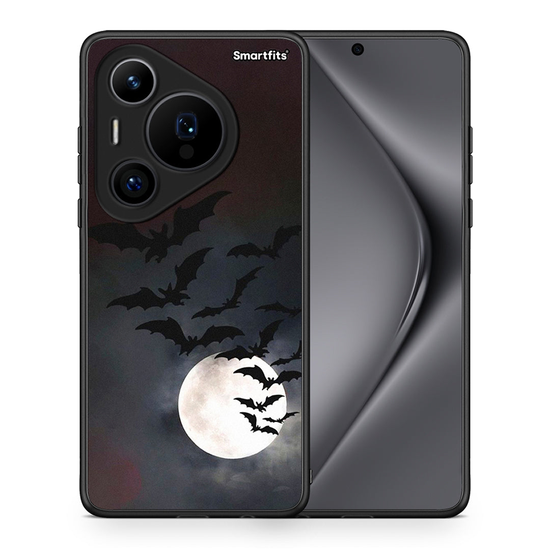 Θήκη Huawei Pura 70 Pro / 70 Pro+ Back Cover με Σχέδιο Halloween Bat ...
