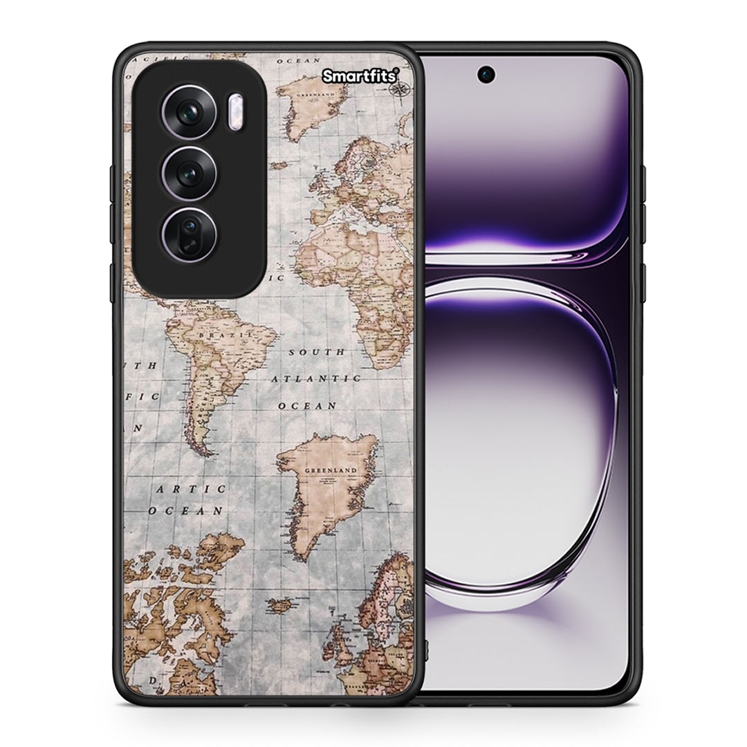 Θήκη Oppo Reno12 Pro Back Cover με Σχέδιο World Map – Smartfits θήκες ...
