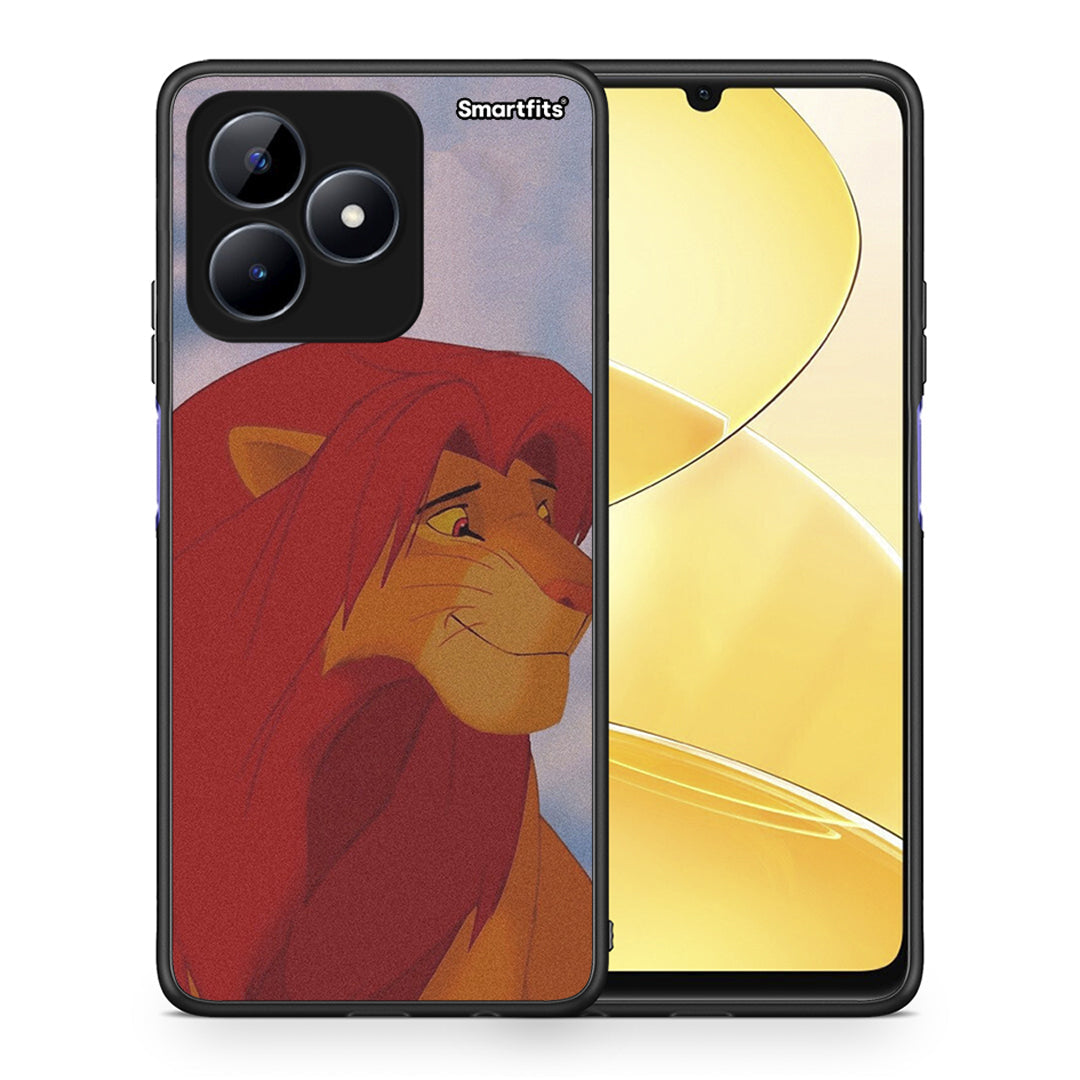 Θήκη Realme C51 Back Cover με Σχέδιο Lion Love 1 – Smartfits θήκες κινητού