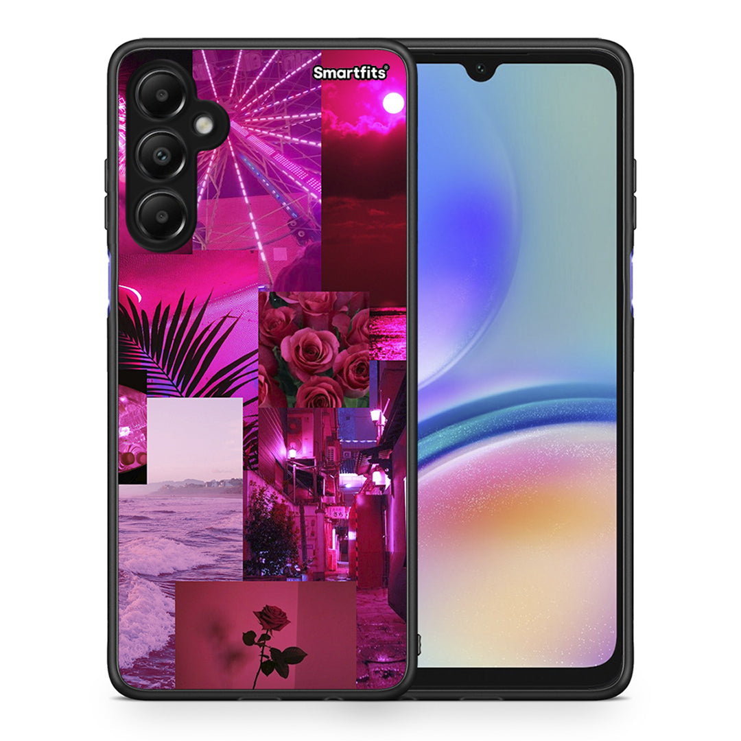 Θήκη Samsung Galaxy A05s Back Cover με Σχέδιο Collage Red Roses ...