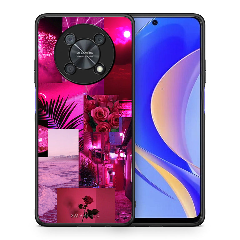 Θήκη Huawei Nova Y90 Back Cover με Σχέδιο Collage Red Roses – Smartfits ...