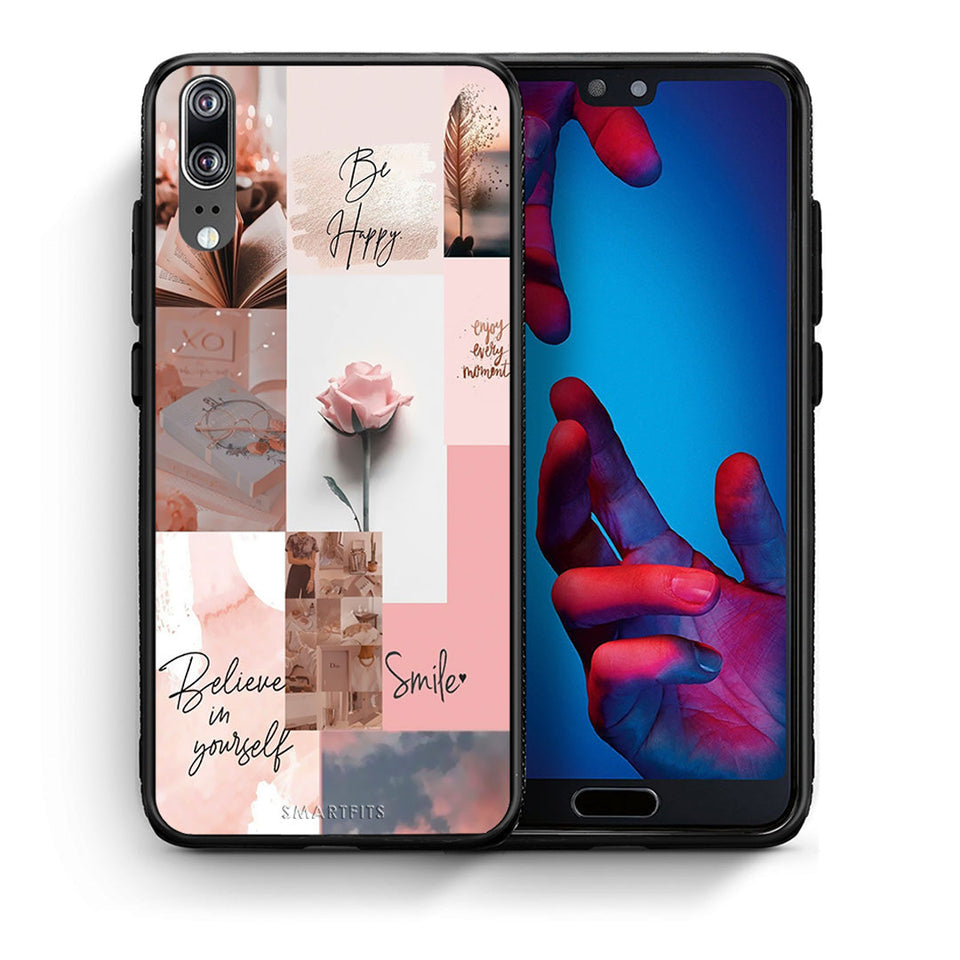 Θήκη Huawei P20 Aesthetic Collage – Smartfits θήκες για κινητό