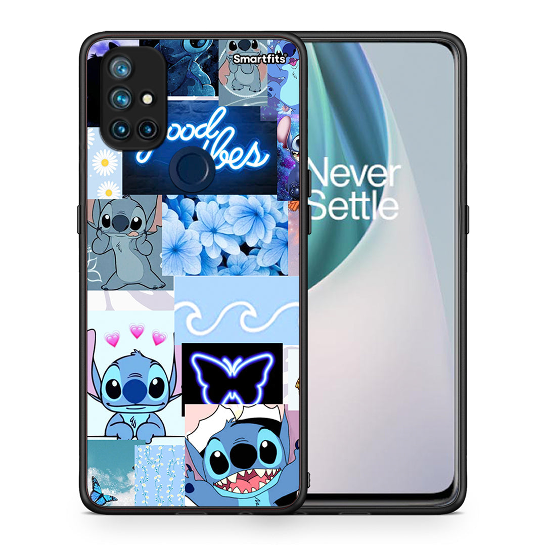 Θήκη OnePlus Nord N10 5G Back Cover με Σχέδιο Collage Good Vibes ...