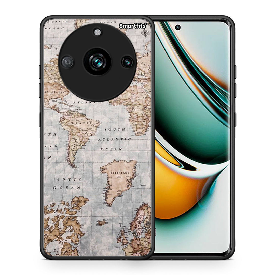Θήκη Realme 11 Pro Back Cover με Σχέδιο World Map – Smartfits θήκες ...