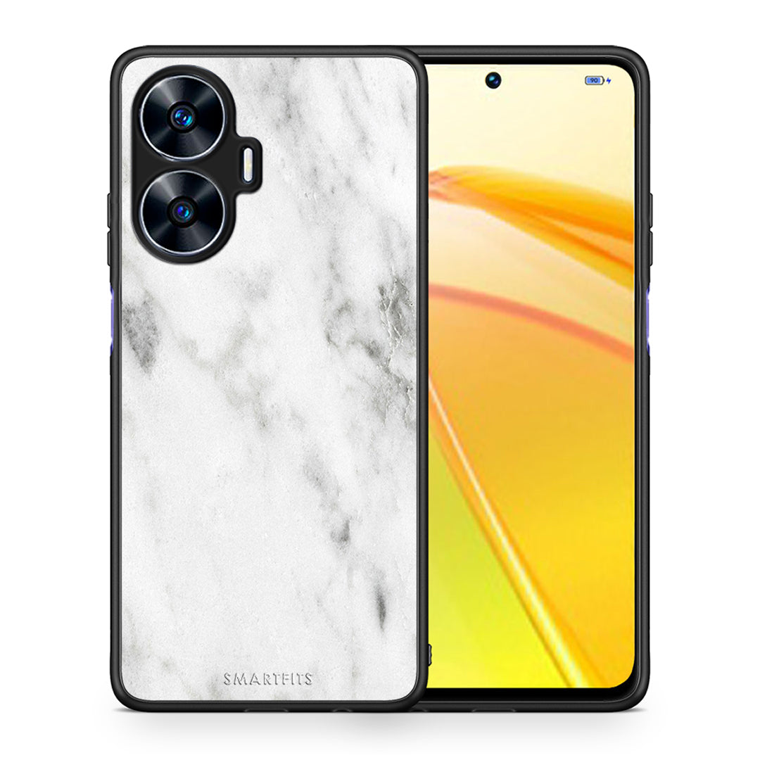 Θήκη Realme C55 Dual Marble White – Smartfits θήκες για κινητό - Smartfits